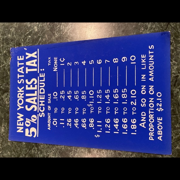 Wall Decor | Vintage Double Sided Store Hours 5 Tax Sign | Poshmark